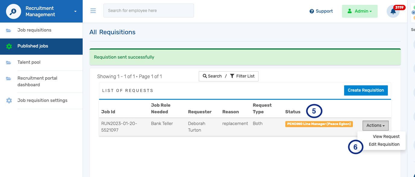 How To Create Job Requisitions As An Admin